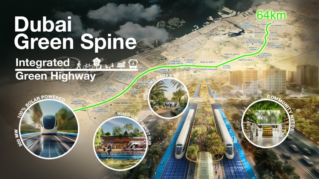 Dubai’s Green Spine: All You Need to Know - Skyland Properties